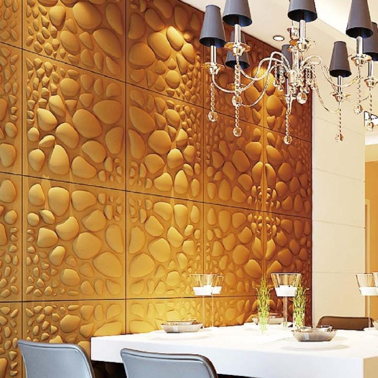 3D Bamboo Wall Panels - 3D Textured Wall Panel Design